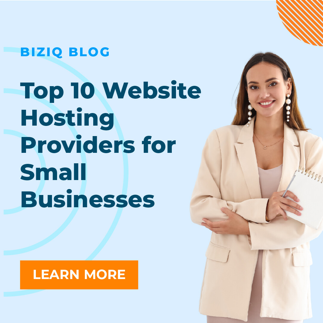 Top 10 Website Hosting Providers for Small Businesses - BizIQ
